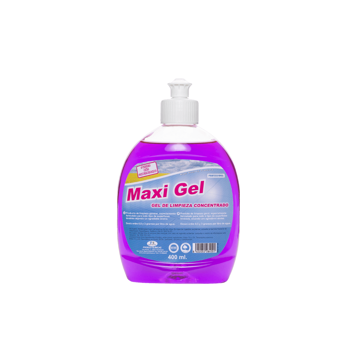 Maxi Gel - Detergente gel neutro concentrado